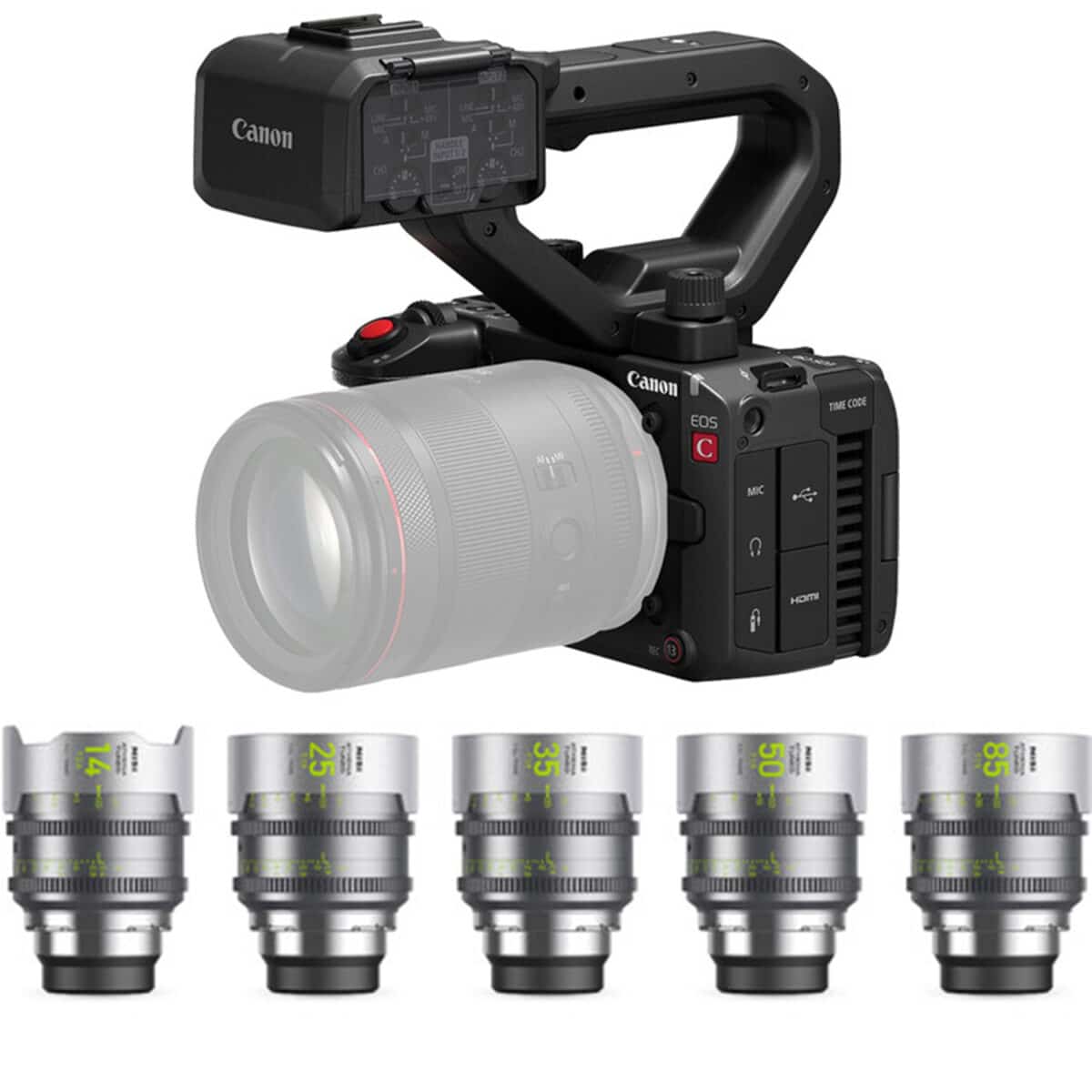 Canon EOS C50 + Kit de Ópticas Fijas NiSi Athena Tuned – Edición ...